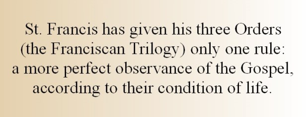 The Franciscan Family – IL POVERELLO FRATERNITY